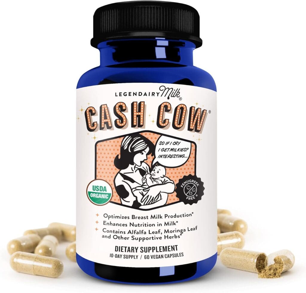 Legendairy Milk Cash Cow Lactation Supplement, Moringa, Alfalfa, and ...